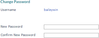 Changing an Employee's User Password