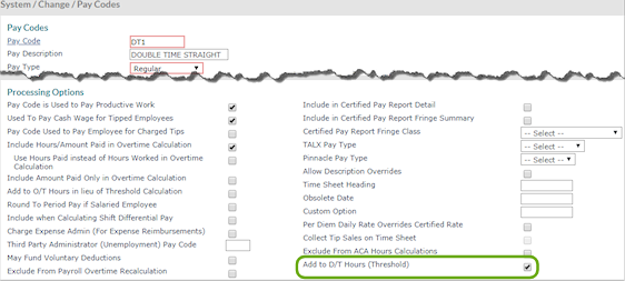 O Method FLSA Calculation of D/T Hours