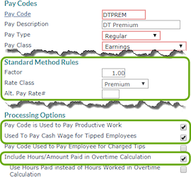 O Method FLSA Calculation of D/T Hours