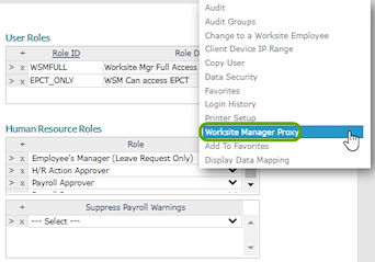 Defining the Worksite Manager/Trusted Advisor Proxy Role for Service ...